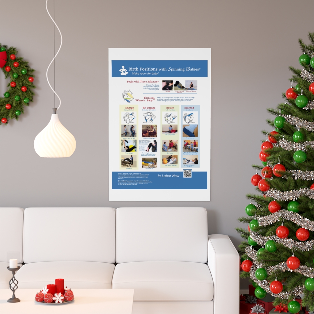 Birth Positions with Spinning Babies® Poster - (U.S. Orders) - Spinning ...