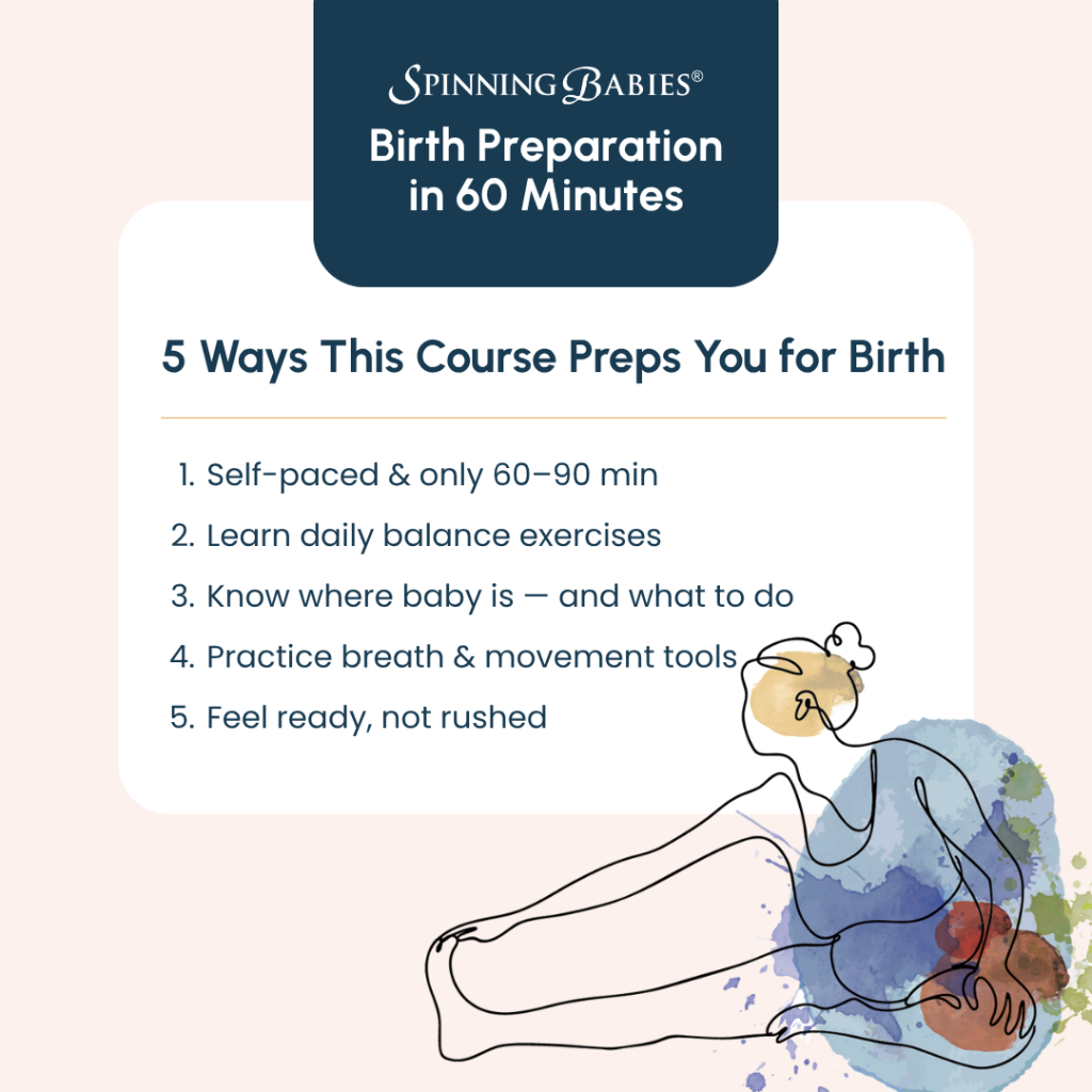 Spinning Babies® Birth Preparation in 60 Minutes Online Course for ...